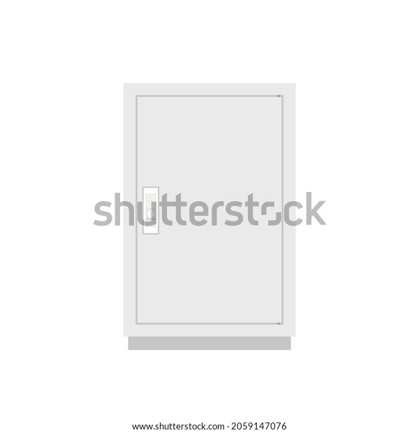 Electrical Cabinet Cartoon Vector Free Space Stock Vector (Royalty Free ...