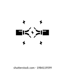 Electrical Cable Icon Eps 10 Stock Vector (Royalty Free) 1984119599 ...
