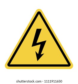 58,329 Yellow electricity sign Images, Stock Photos & Vectors ...