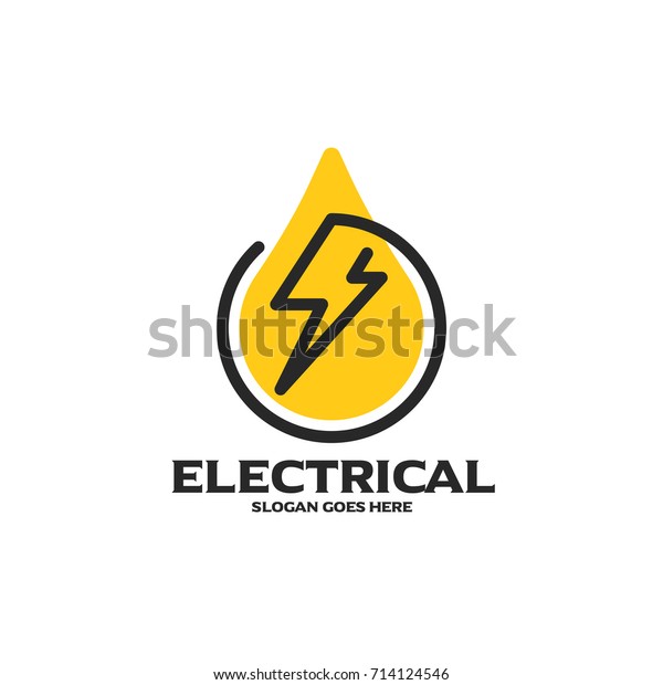 Electrical Logo Electrical Mechanical Business Company Stock Vector ...