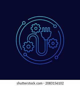 659 3 pin plug icon Images, Stock Photos & Vectors | Shutterstock