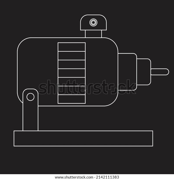 Electrical Rotor Motor Dc Ac Induction 库存矢量图（免版税）2142111383 | Shutterstock