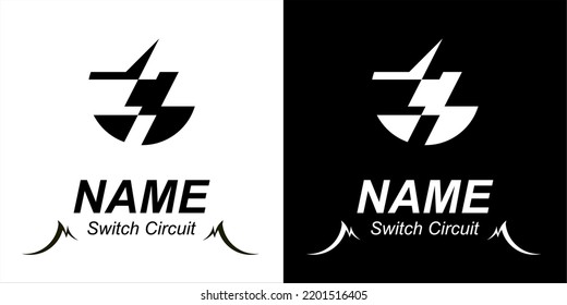 Electrical Switch Inner Logo Stock Vector (Royalty Free) 2201516405 ...