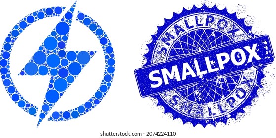 Electricity Generation Vector Mosaic Circle Dots Stock Vector (Royalty ...