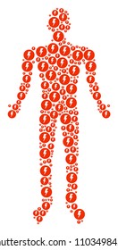Vektor Stok Electricity Human Figure Vector Electricity Icons (Tanpa ...