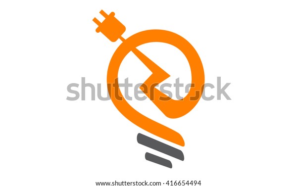 Electricity Logo Stock Vector (Royalty Free) 416654494
