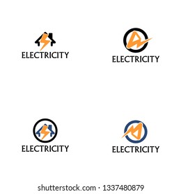 Electricity Logo Sign Design Stock Vector (Royalty Free) 1337480879 ...
