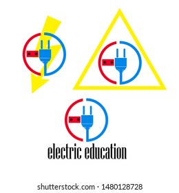 Electricity Logo Template Design Vector Emblem Stock Vector (Royalty ...