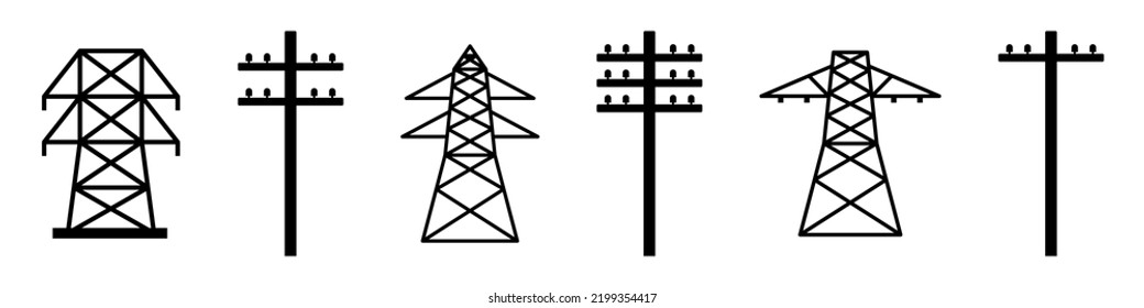 5,654 Electricity infrastructure icon Images, Stock Photos & Vectors ...