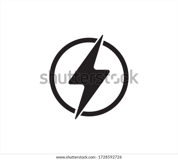 Electricity Power Symbol Icon Vector Design Stock Vector (Royalty Free ...