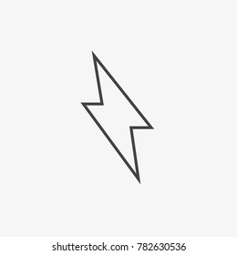 Electricity Vector Icon On Grey Background Stock Vector (Royalty Free ...