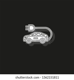 Electro Car Icon Logo Element Illustration Stock Vector (Royalty Free ...
