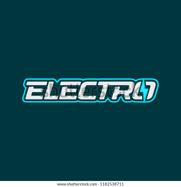 Electro Logo Design Electric Socket Energy Stock Vector (Royalty Free ...