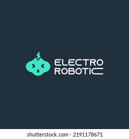 Electro Robot Icon Logo Design Vector Stock Vector (Royalty Free ...