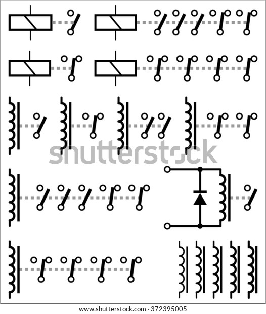 Electromechanical Relay Symbols