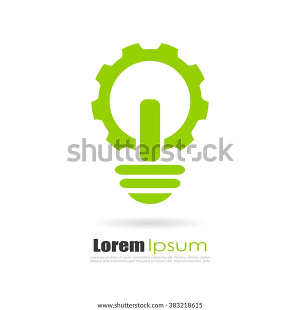 Electromechanics Abstract Industry Logo Stockvektor (royaltyfri) 383218615