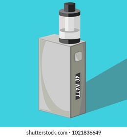 Electronic Cigarette Box Mod Vector Illustration Stock Vector (Royalty ...