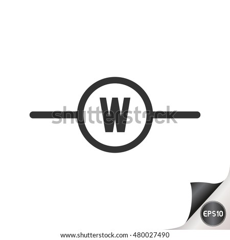 Wattmeter Symbol