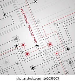 Electronic Communication Background Vector Illustration Stock Vector ...