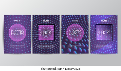 Electronic Dance Music Cover Template Club Stock Vector (Royalty Free ...