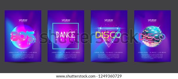 Electronic Dance Music Cover Template Club: vector de stock (libre de ...