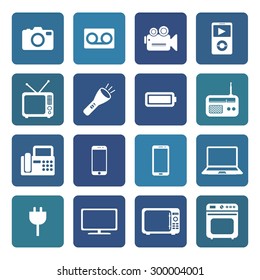 Electronic Device Icons Electronic Icon Vector Stock Vector (Royalty ...