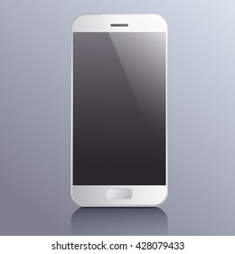 Electronic Device Template Mobile Phone Vector Stock Vector (Royalty ...