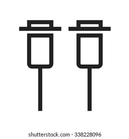 Electronic Home Server Icon Vector Image Stock Vector (Royalty Free ...