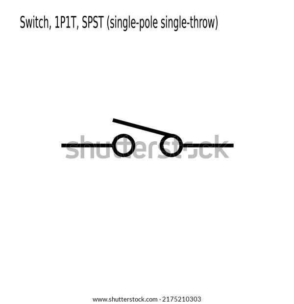 símbolo de conmutador electrónico, vector de: vector de stock (libre de ...