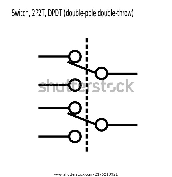 símbolo de conmutador electrónico, vector de: vector de stock (libre de ...