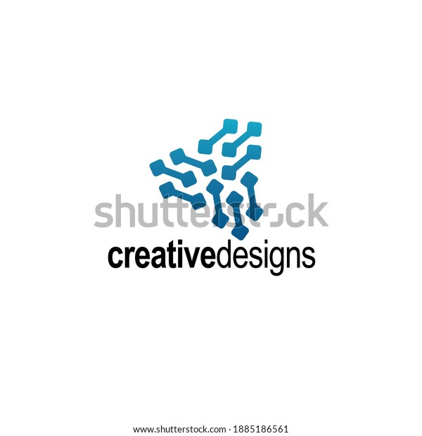 Electronic Triangle Circuit Symbol Logo Vector: เวกเตอร์สต็อก (ปลอดค่า ...