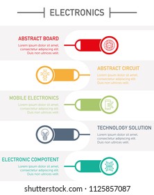 Electronics Infographic Icons Stock Vector (Royalty Free) 1125857087 ...