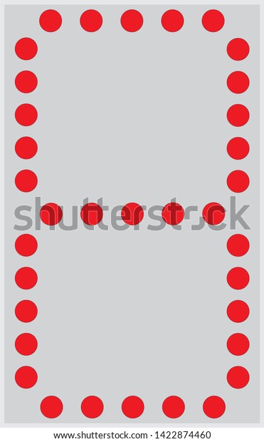 Electronics Led Seven Segment Display Device Stock Vector (Royalty Free ...