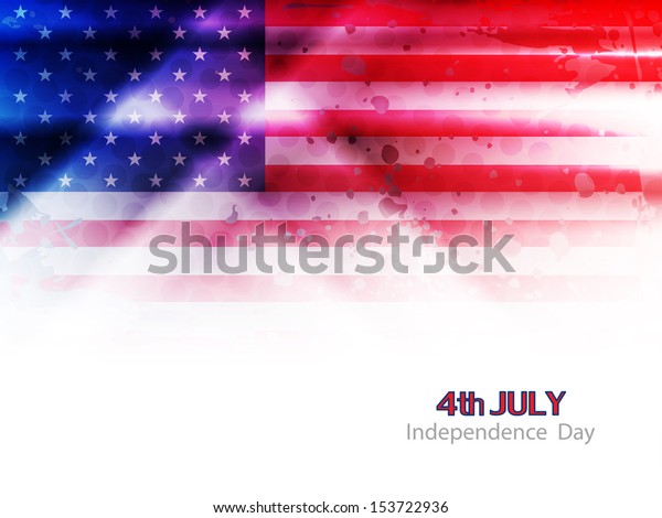 Elegant American Flag Theme Background Design Stock Vector (Royalty ...