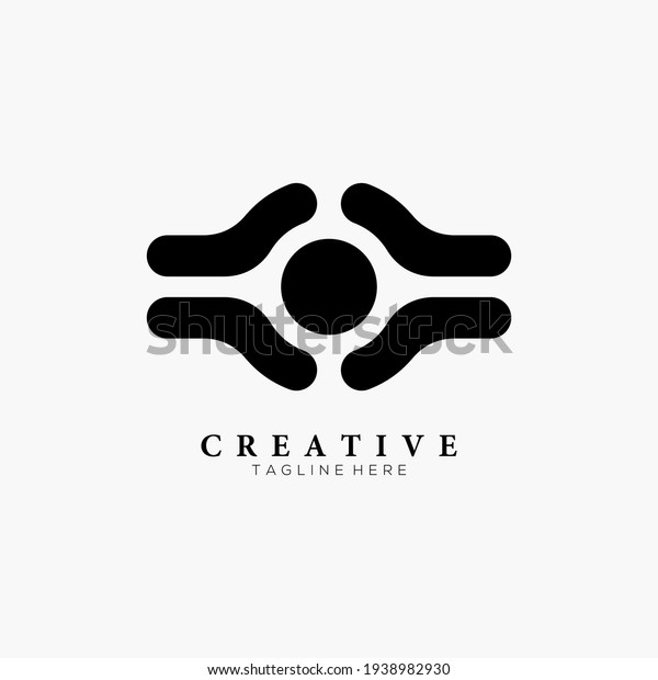 Elegant Black Eye Vector Logo Design Stock Vector (Royalty Free ...