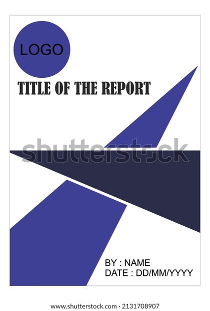 Elegant Blue Cover Template Vector Free Stock Vector (Royalty Free ...
