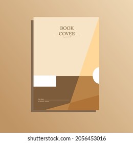Elegant Brown Book Cover Suitable Office Stock Vector (Royalty Free ...
