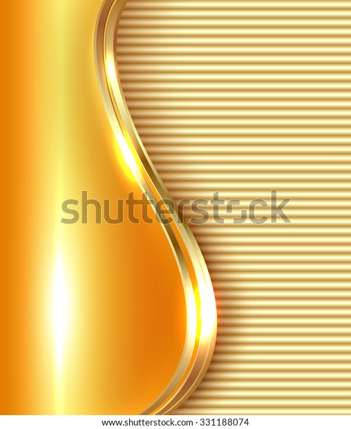 Elegant Business Gold Background Vector Illustration Stock Vector ...