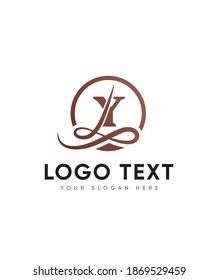 Modern Vector Professional Sign Logo Needle Stock Vector (Royalty Free ...