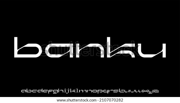 Vektor Stok Elegant Display Font Alphabet Vector Set (Tanpa Royalti ...