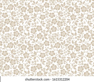 Elegant Floral Pattern Small Light Gray Stock Vector (Royalty Free ...
