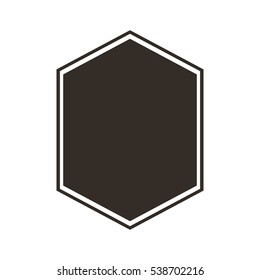 Elegant Frame Style Icon Vector Illustration Stock Vector (Royalty Free ...