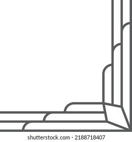 115 Corner Accent Geometric Stock Vectors, Images & Vector Art ...