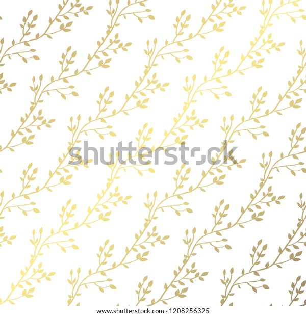 Elegant Golden Pattern Hand Drawn Decorative Stock Vector (Royalty Free ...
