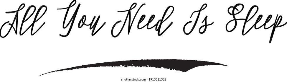 Elegant Hand Written Cursive Typography Vector Stock Vector (Royalty ...