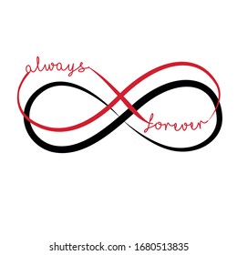 Elegant Infinity Sign Vector Illustration Stock Vector (Royalty Free ...