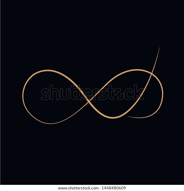 Elegant Infinity Sign Vector Illustration Stock Vector (Royalty Free ...