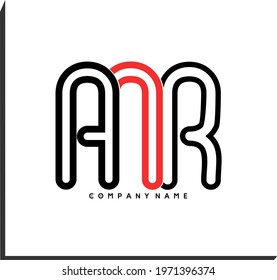 Elegant Initial Letters Anr Logo Vector Stock Vector (Royalty Free ...