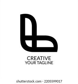 Elegant L Letter Monogram Logo Design Stock Vector (Royalty Free ...