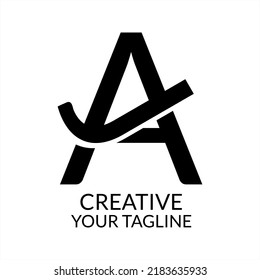 Elegant Letter Linked Monogram Logo Design Stock Vector (Royalty Free ...